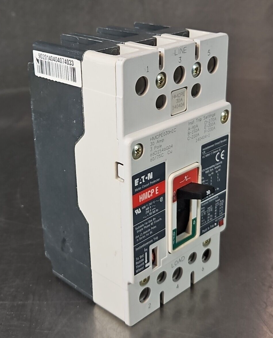 Eaton HMCPE030H1C Circuit Breaker 30A 3 pole (BIN254) – Palmetto ...
