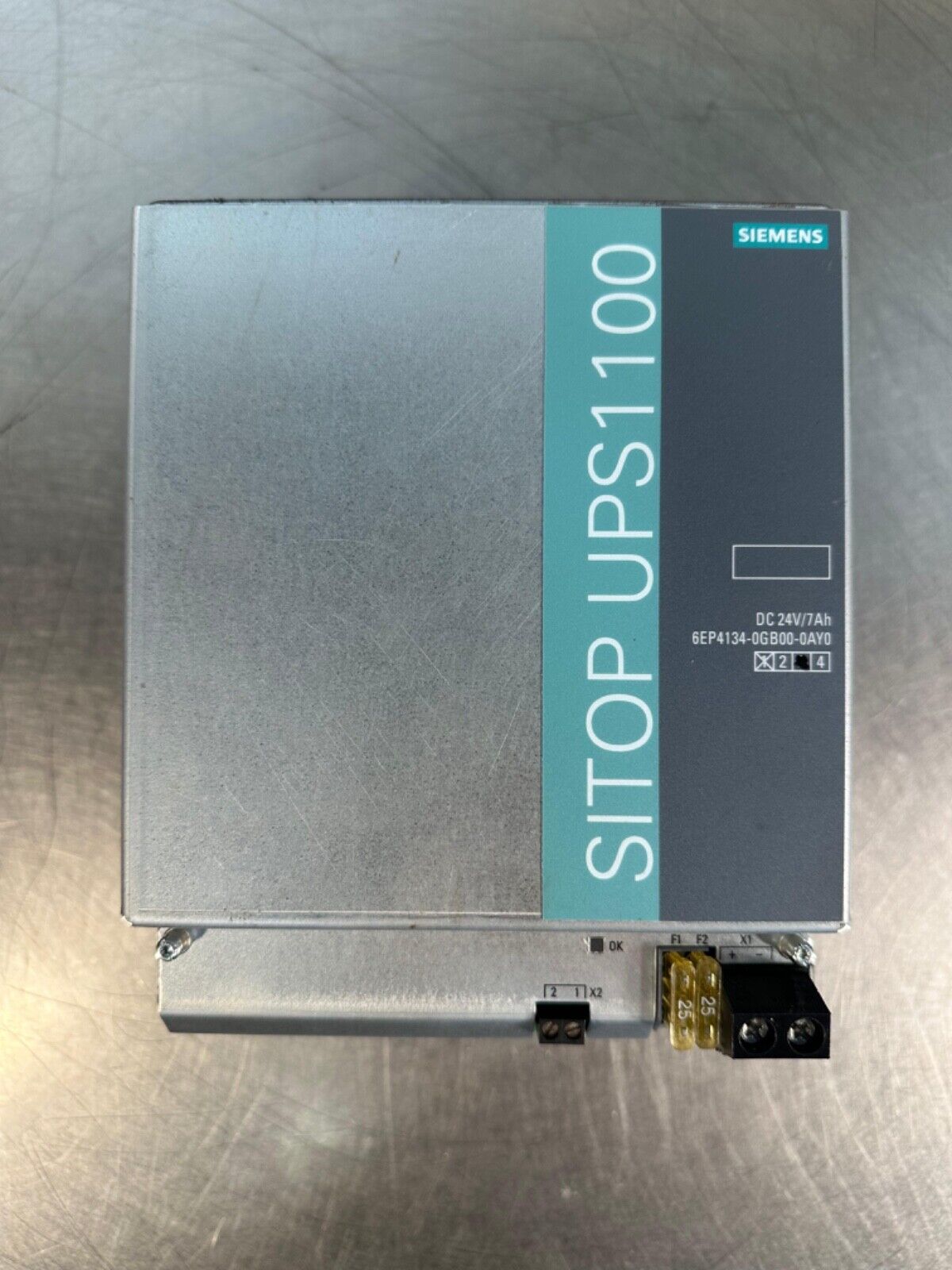 Siemens 6EP4134-0GB00-0AY0 SITOP UPS1100 Battery Module. DC 24V (1F-37 ...