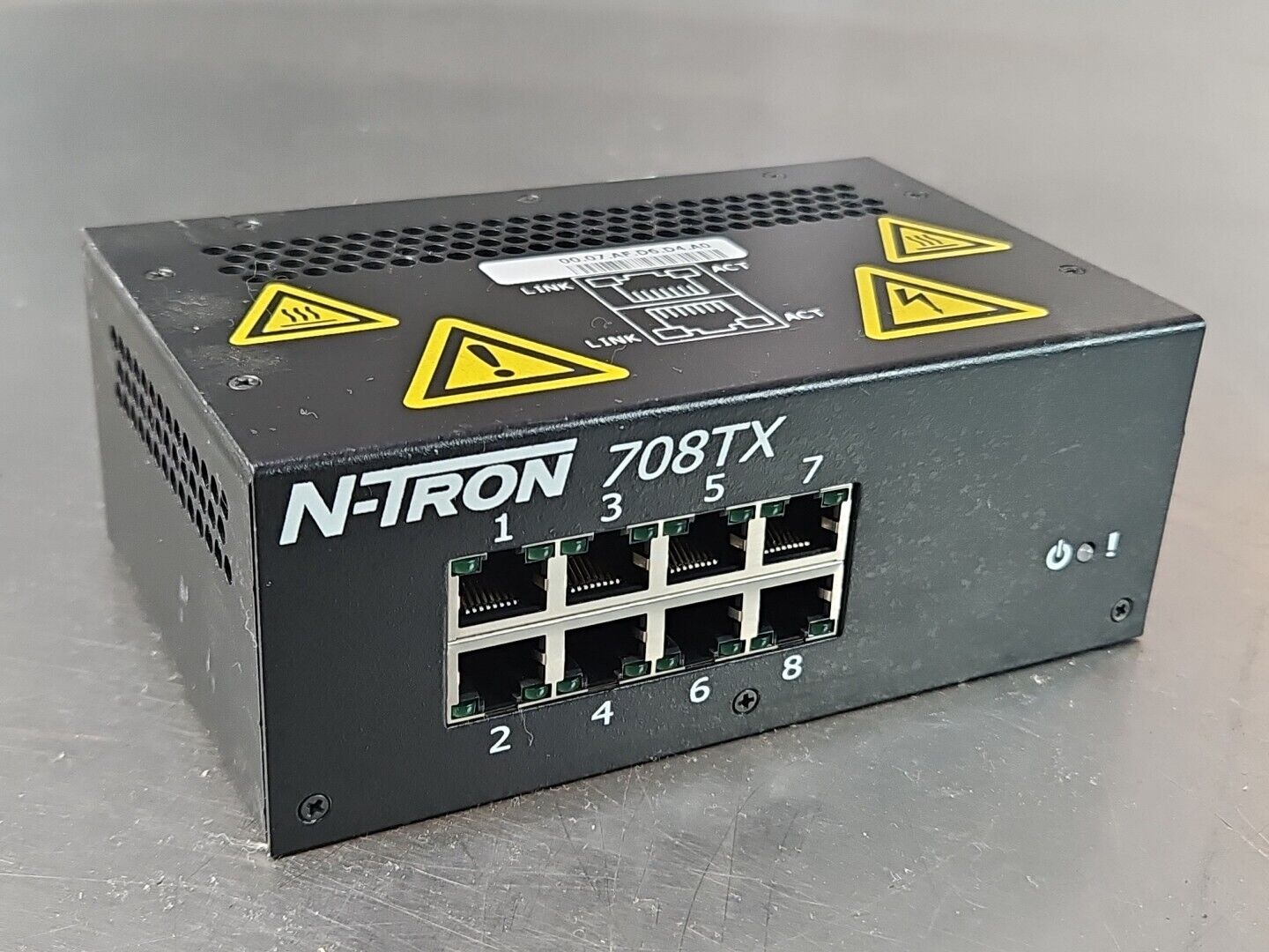 N-Tron Industrial 708TX 8 Port Ethernet Switch. loc3E33 – Palmetto ...