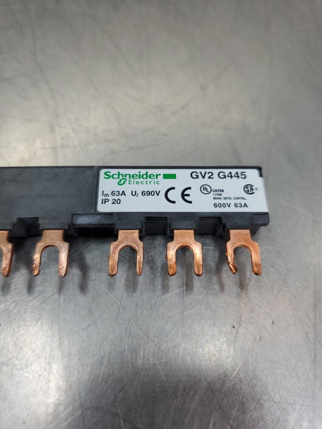 Schneider Electric GV2G445 Motor Contactor Terminal Connector Module ...
