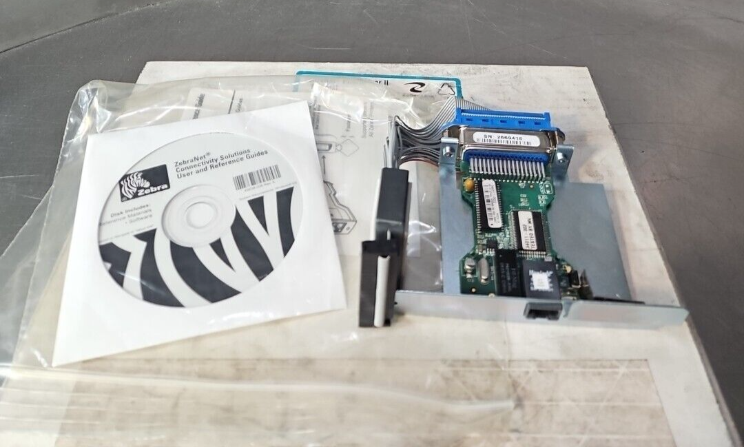 Genuine Zebranet 34011-002 Ethernet Print Server Network (BIN251 ...