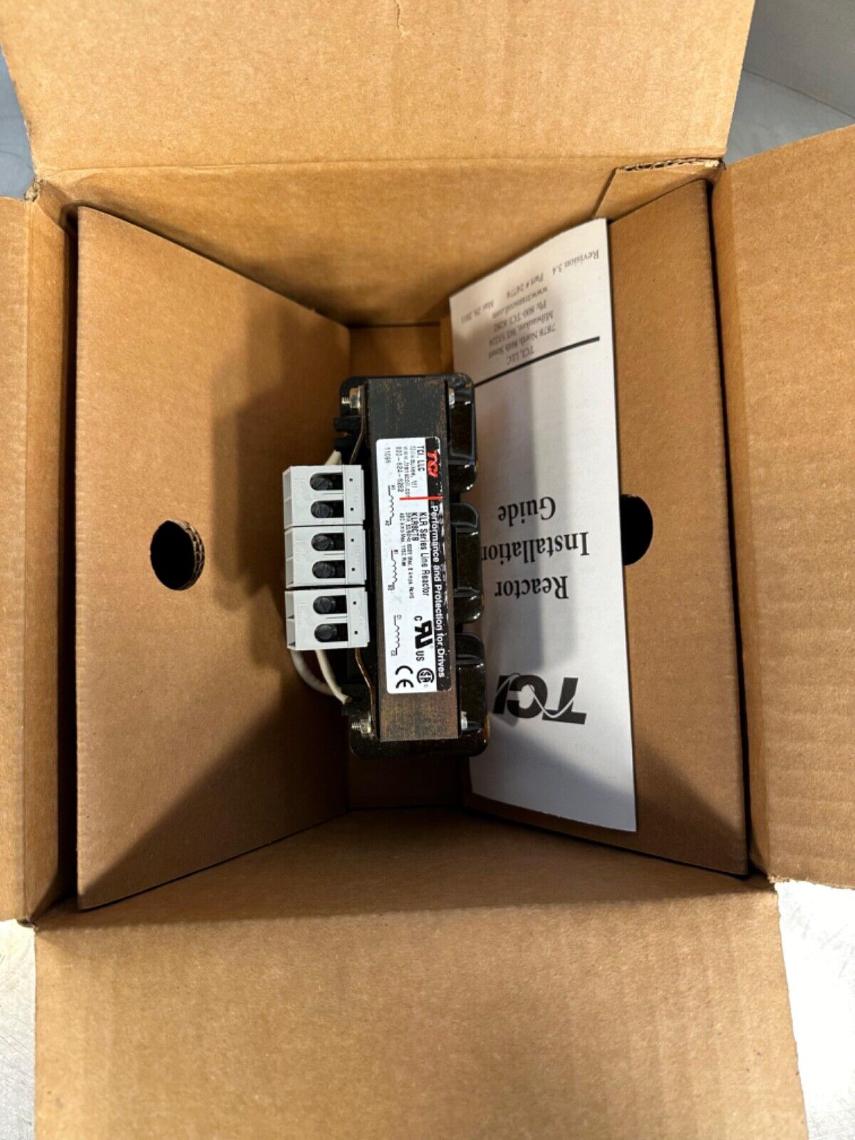 TCI KLR8CTB1 - Three Phase LIne Reactor (4A-31) – Palmetto Automation Inc.