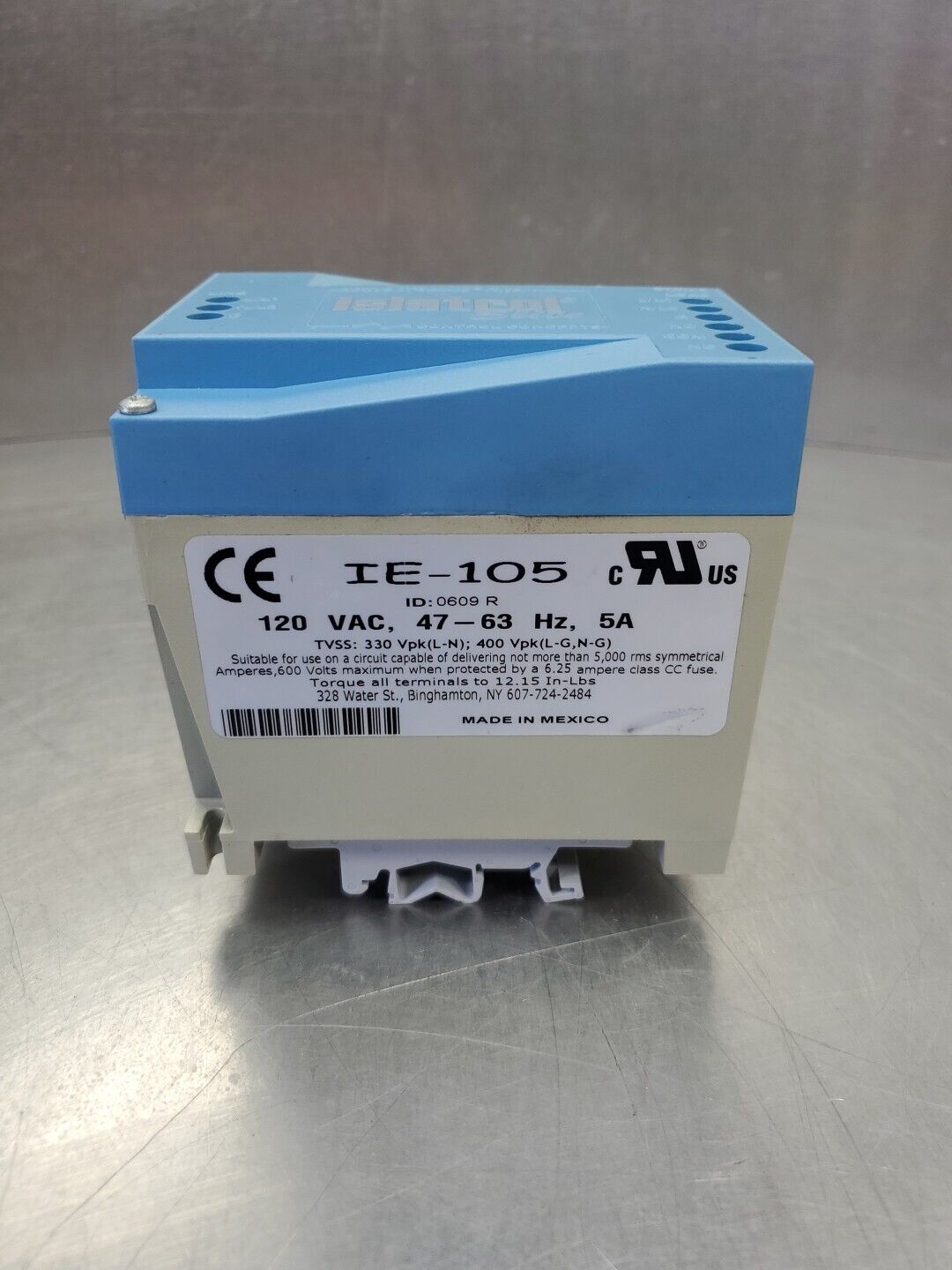 Islatrol IE-105 ELITE Active Tracking Filter, 120VAC, 5A **Heat Marks ...