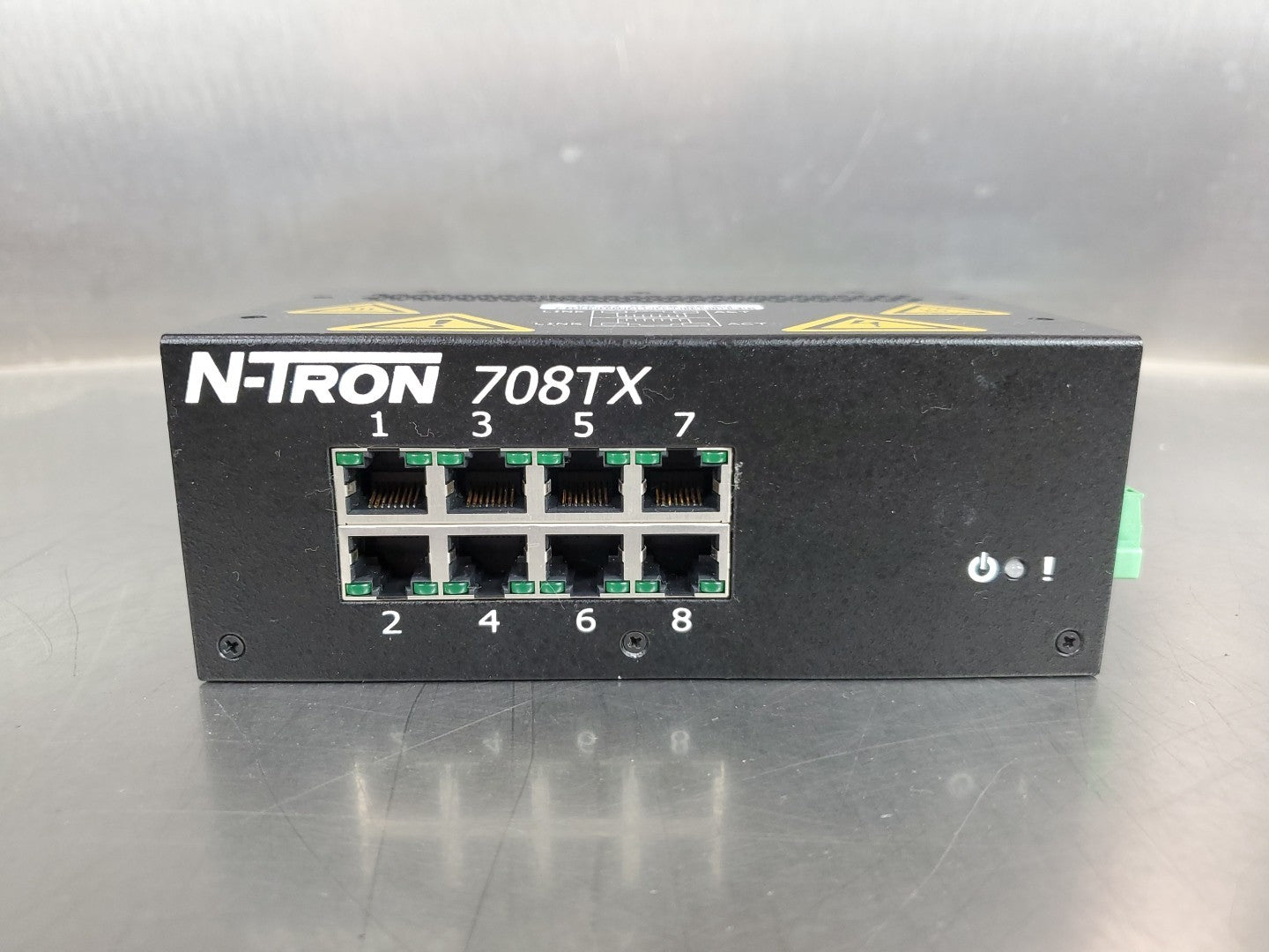 N-Tron 708TX Managed Ethernet Switch, 8-Port, 10/100Mbps. 3D-43 ...
