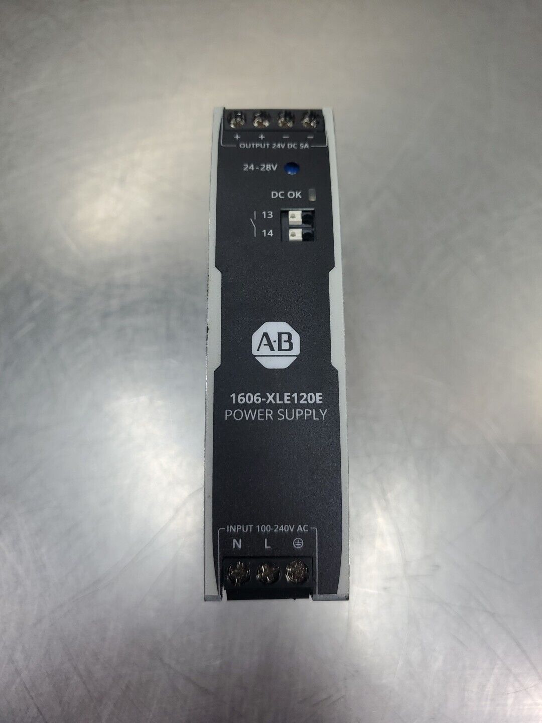 Allen-Bradley 1606-XLE120E Ser B Power Supply, 3PH 24V 5A 120W. 4C-14 ...