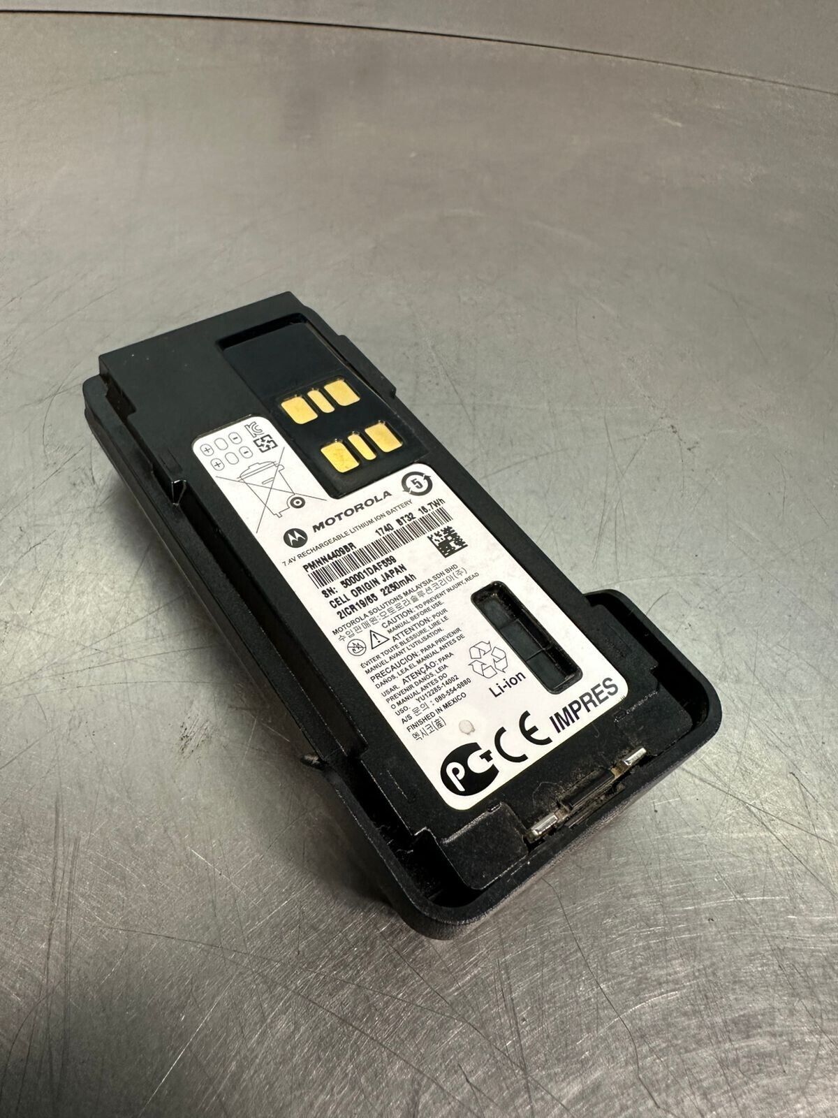 Motorola PMNN4409BR 1470 16.7Wh 7.4V (4E-03) – Palmetto Automation Inc.