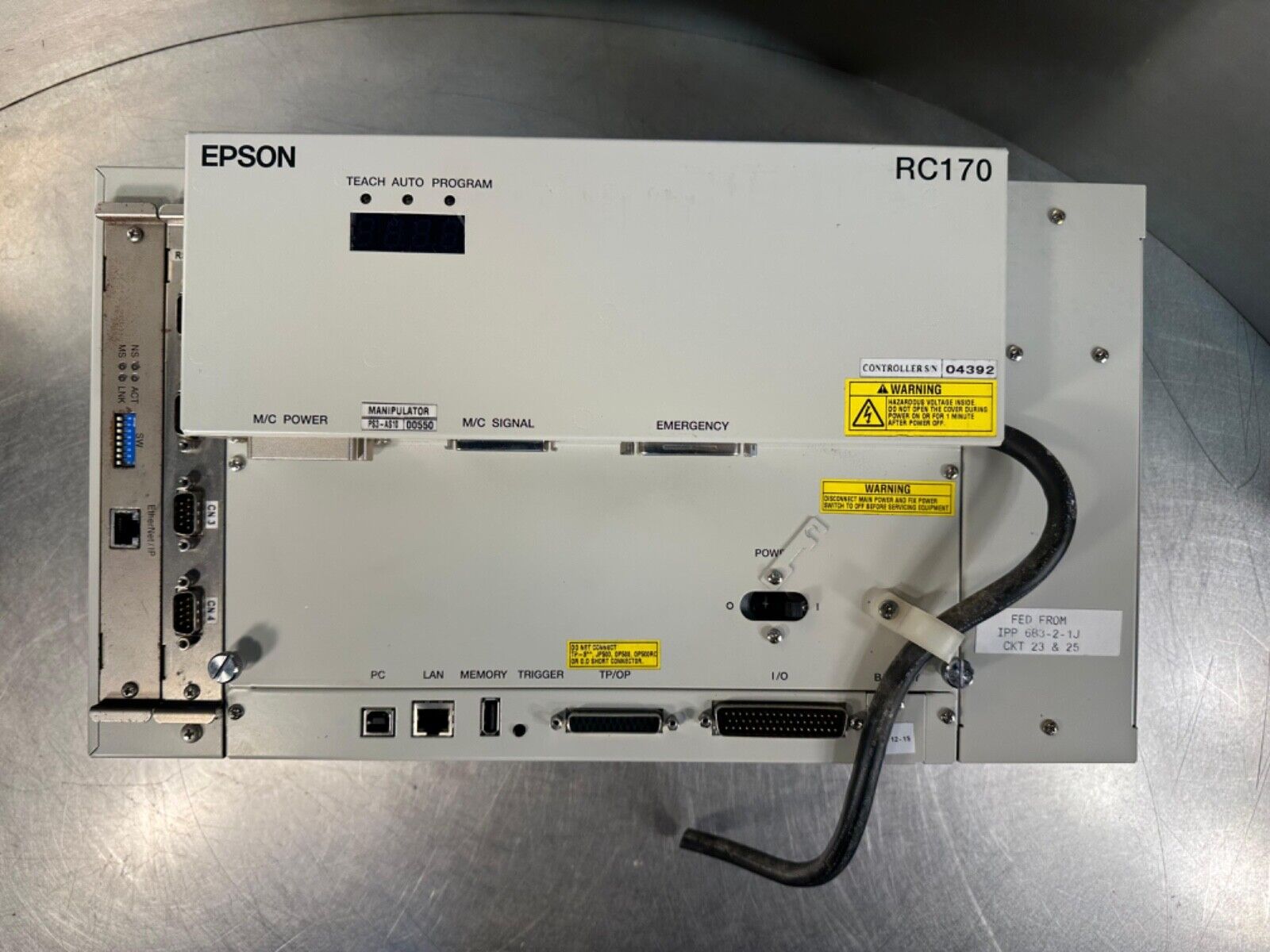 Robot Controller RC170 Epson Ac 200-240VAC 50/60 (1C-31) – Palmetto ...