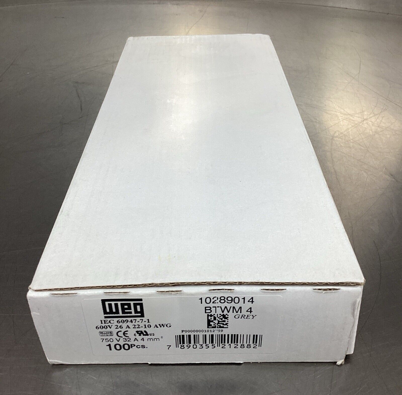 WEG 10289014 TERMINAL BLOCK BTWM 4 GREY (Box of 100) 4C-29 – Palmetto ...