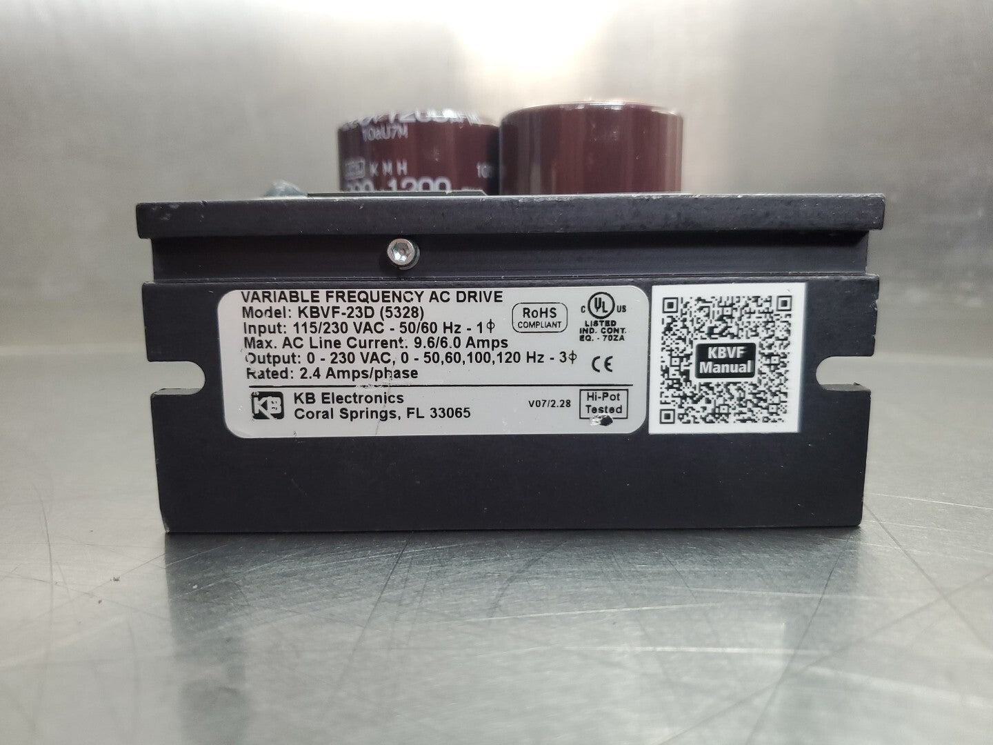 KB Electronics KBVF-23D AC Motor Speed Controller. 1E – Palmetto ...