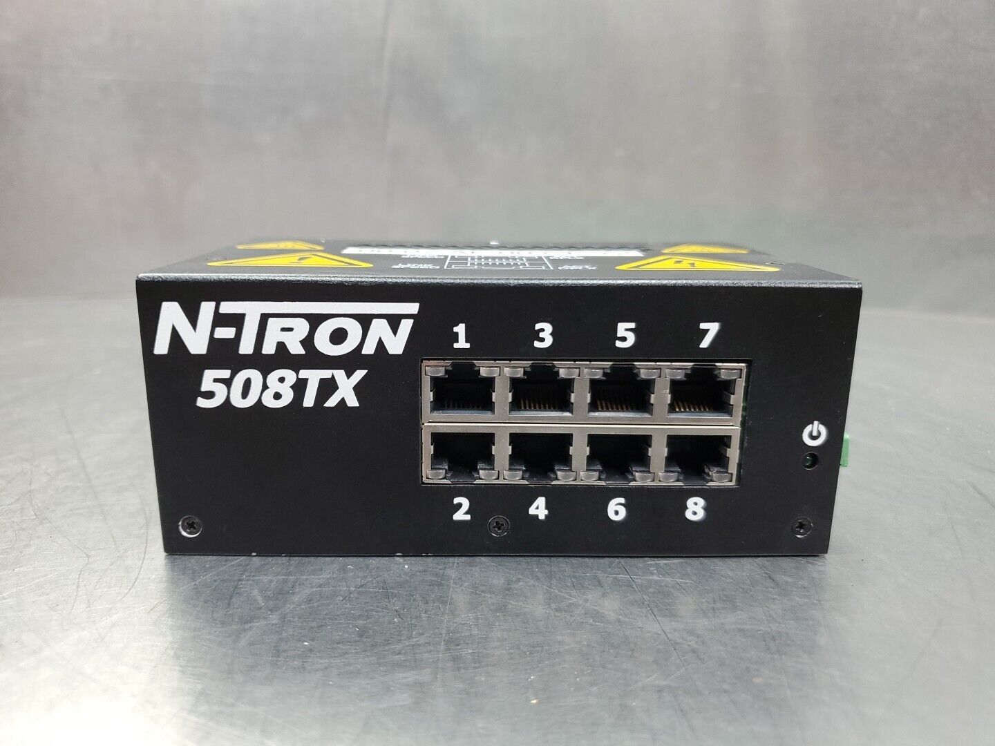 N-TRON 508TX-A INDUSTRIAL ETHERNET SWITCH, 8-PORT 10-30V 1.0A. 3D-8 ...