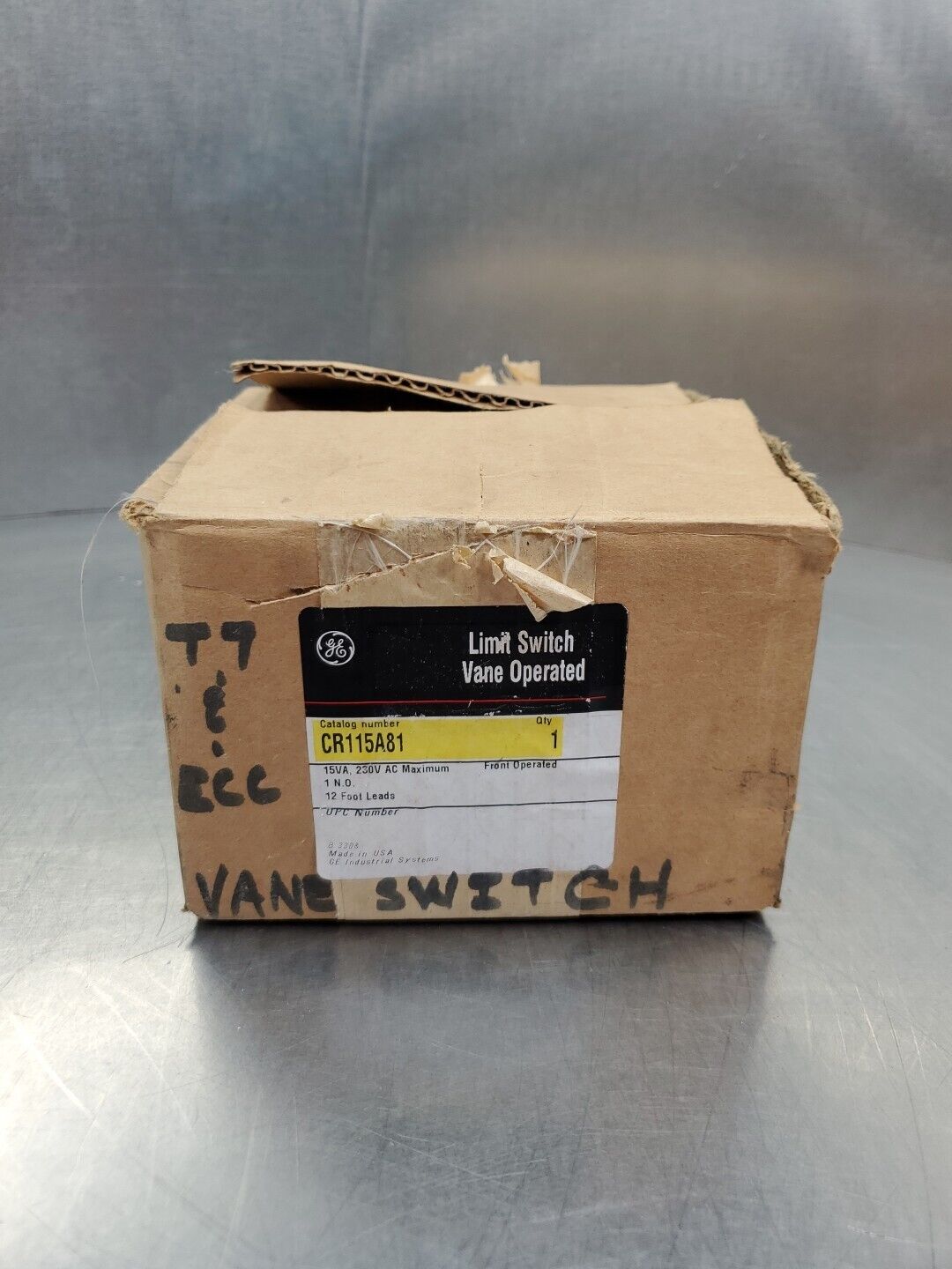 GE CR115A81 Vane Operated Limit Switch, 15VA, 230VAC. 5E-27 – Palmetto ...