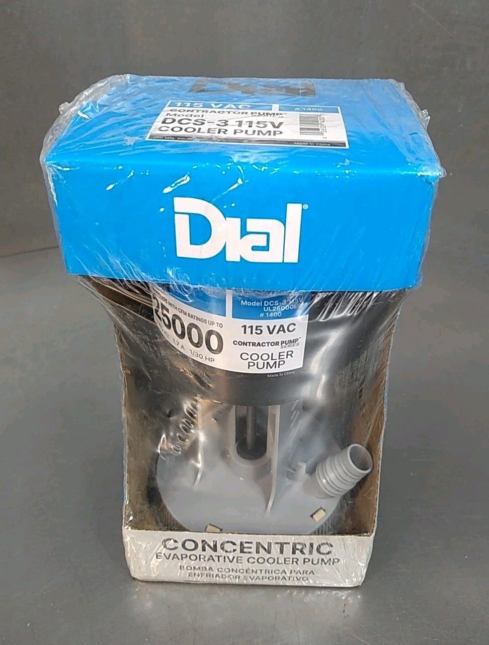 Dial UL25000LA 115-Volt Industrial Evaporative Cooler Pump DCS-3115V L ...