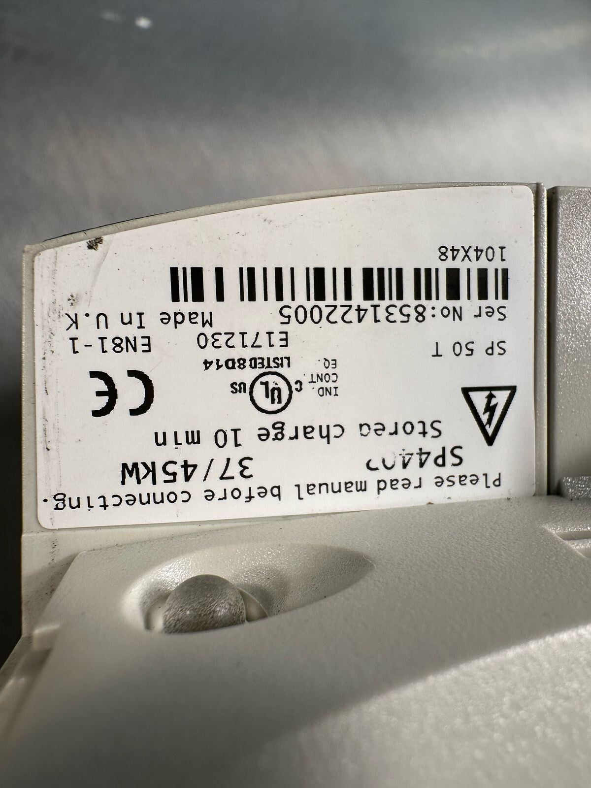 Emerson SP4402 Control Techniques Unidrive SP Inverter Drive. (3.6.2 ...