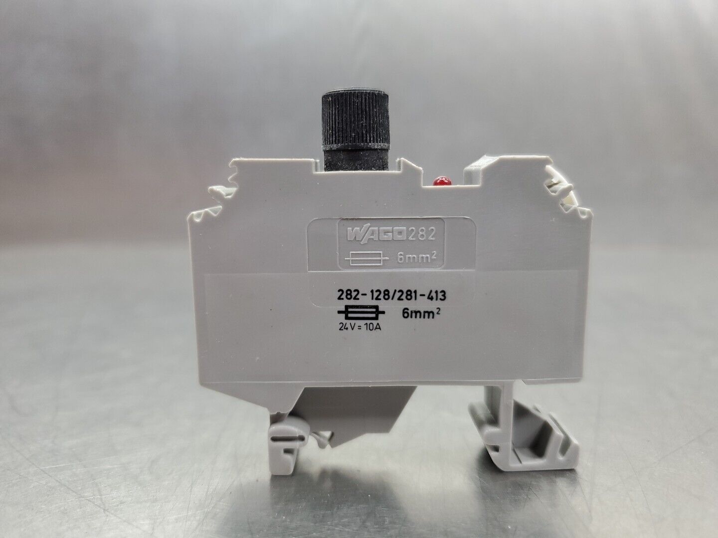 Wago 282-128/281-413 2-Conductor Fuse Terminal Block - 24V, 10A. 4E-35 ...