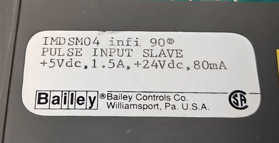 ABB Bailey IMDSM04 Pulse Input Slave Module Loc3C31 – Palmetto Automation Inc.