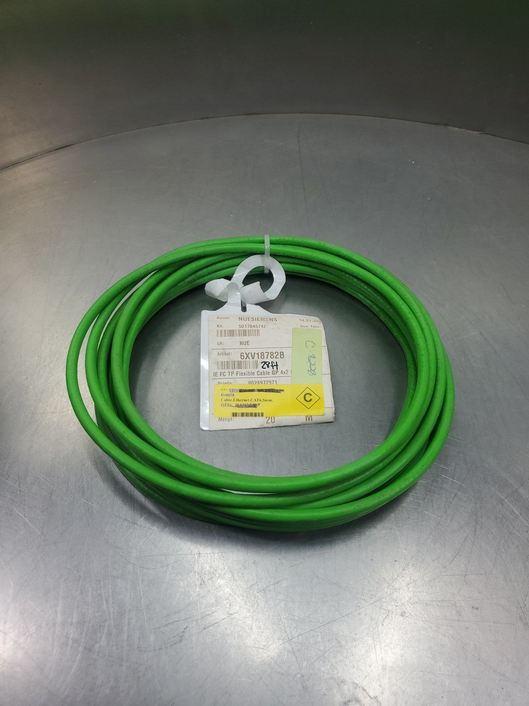 SIEMENS 6XV18782B Industrial Ethernet Cable, 28FT, CAT6. 5A-3 ...
