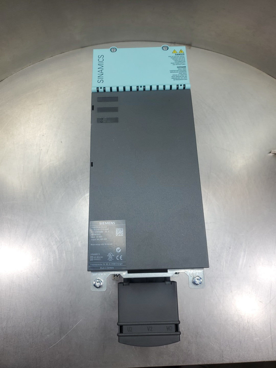 Siemens 6SL3120-1TE26-0AA3 SINAMICS Single Motor Module. 1D-18.2 ...