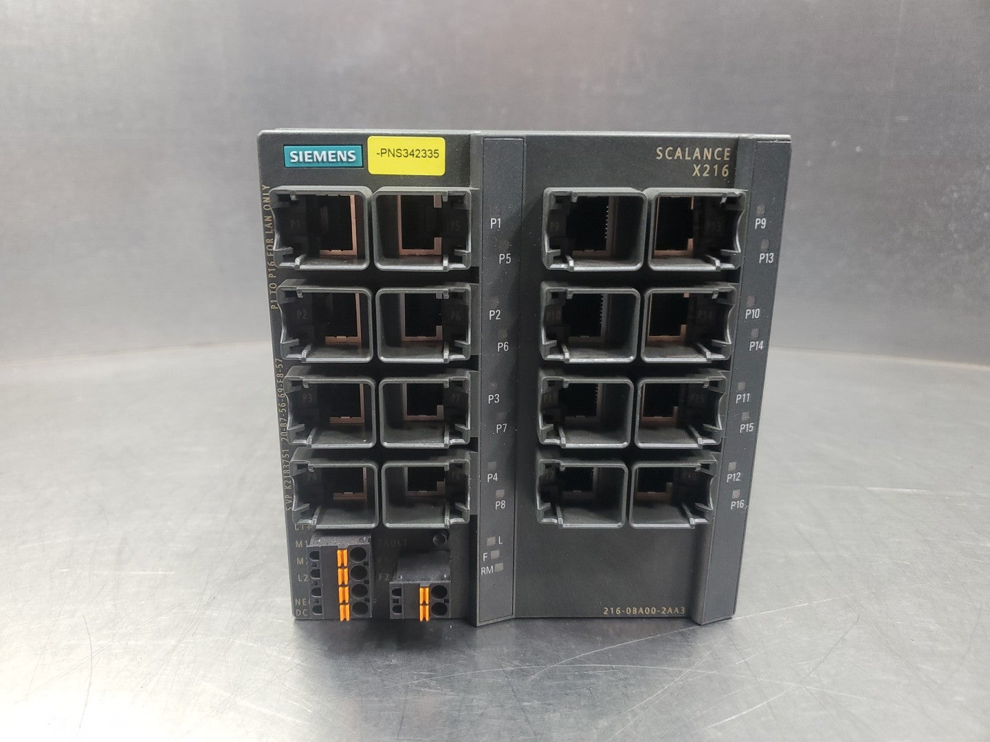 SIEMENS 6GK5216-0BA00-2AA3 SCALANCE X216 ETHERNET SWITCH. 3C-46 ...