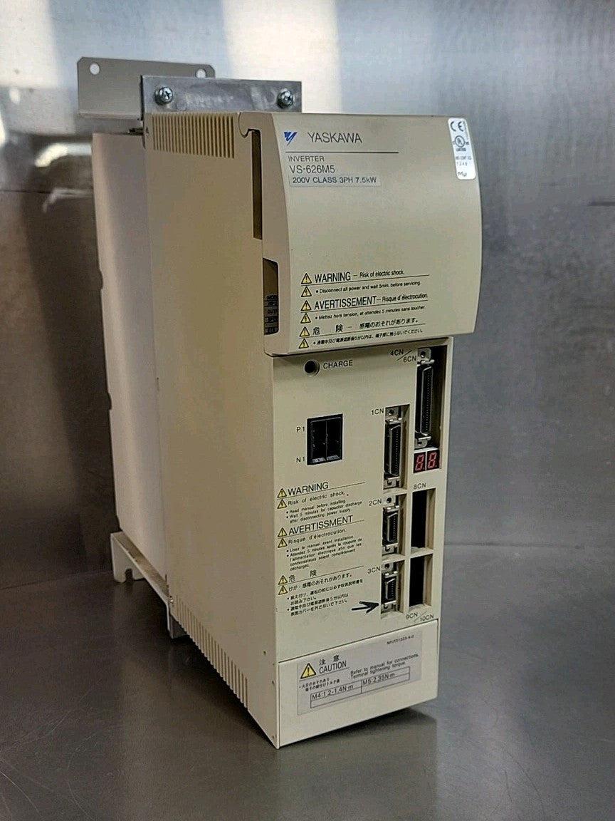 YASKAWA VS-626M5 Inverter 200V 3PH 7.5k Loc1D4 – Palmetto Automation Inc.