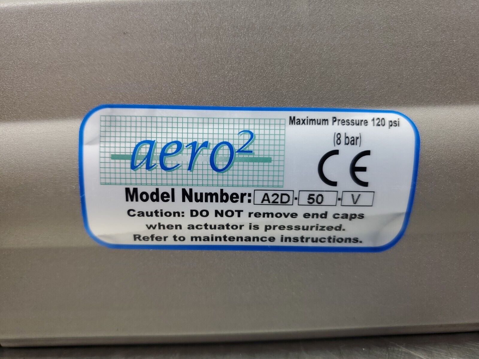 Aero² A2D-50-V 120psi Double Acting Pnuematic Actuator. 6C-21 – Palmetto Automation Inc.