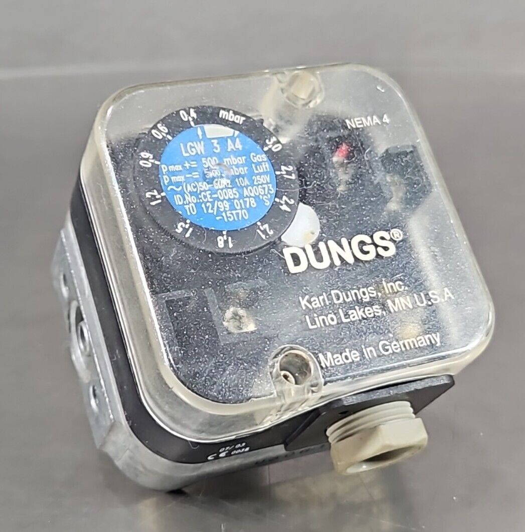 Dungs LGW3 A4 Differential Pressure Switch. 6D-12 – Palmetto Automation ...