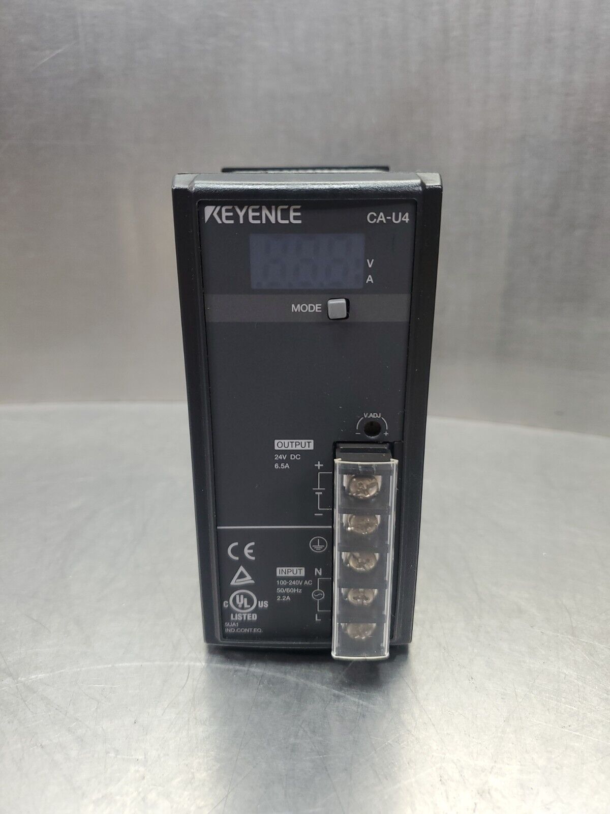 KEYENCE CA-U4 24VDC 6.5A Switching Power Supply. 3B-9 – Palmetto Automation Inc.