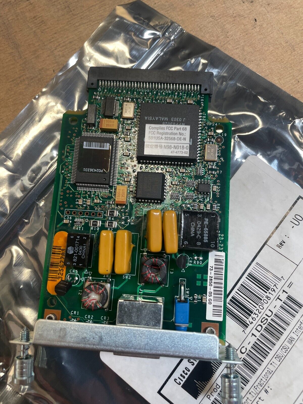 Cisco System WIIC-1DSU-t1= Versio 2 T1 DSU/CSU WAN Data Interface Card ...