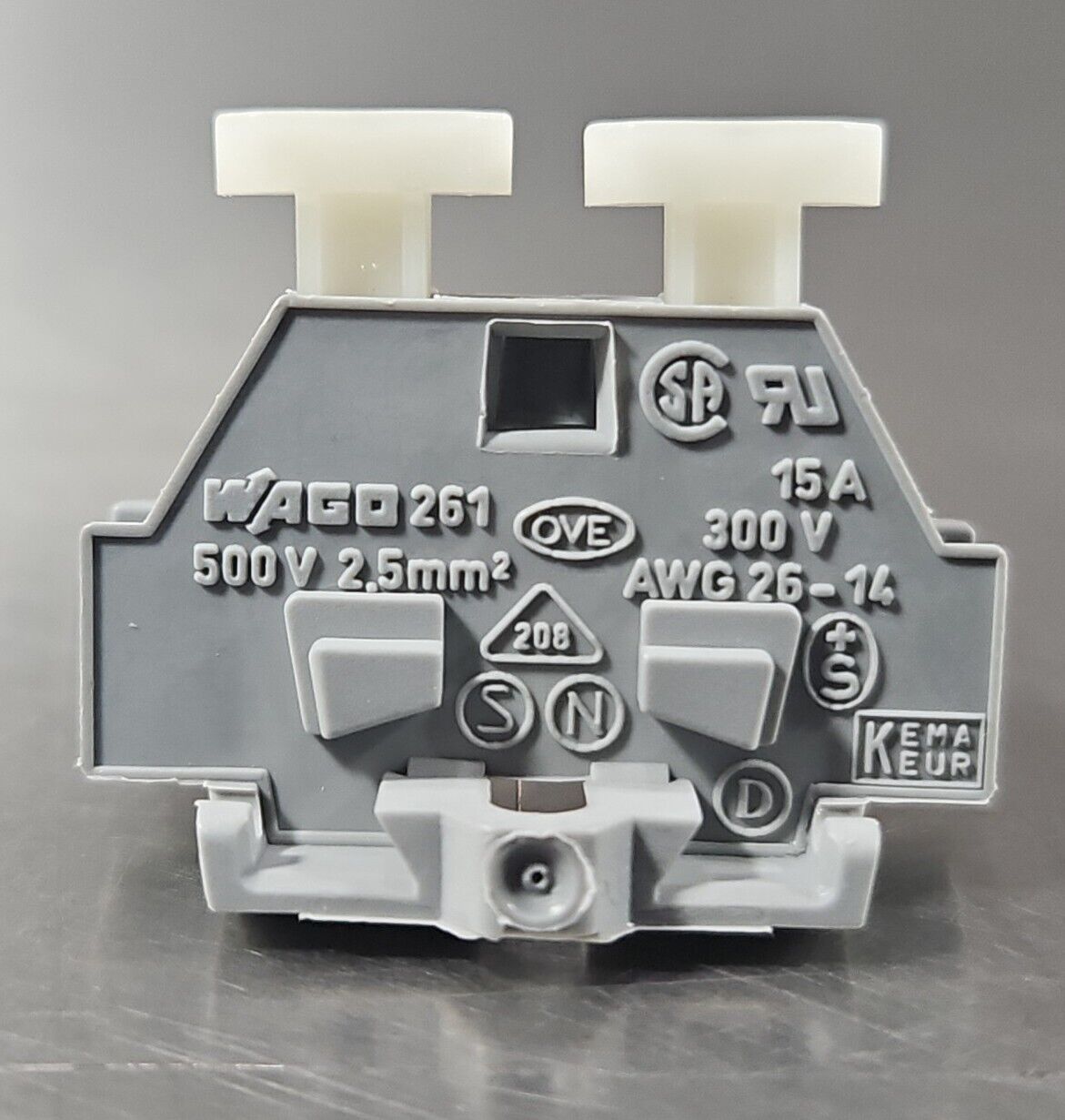 Wago 261-301/341-000 Conductor Through Terminal Block - Pk with 40. Lo ...