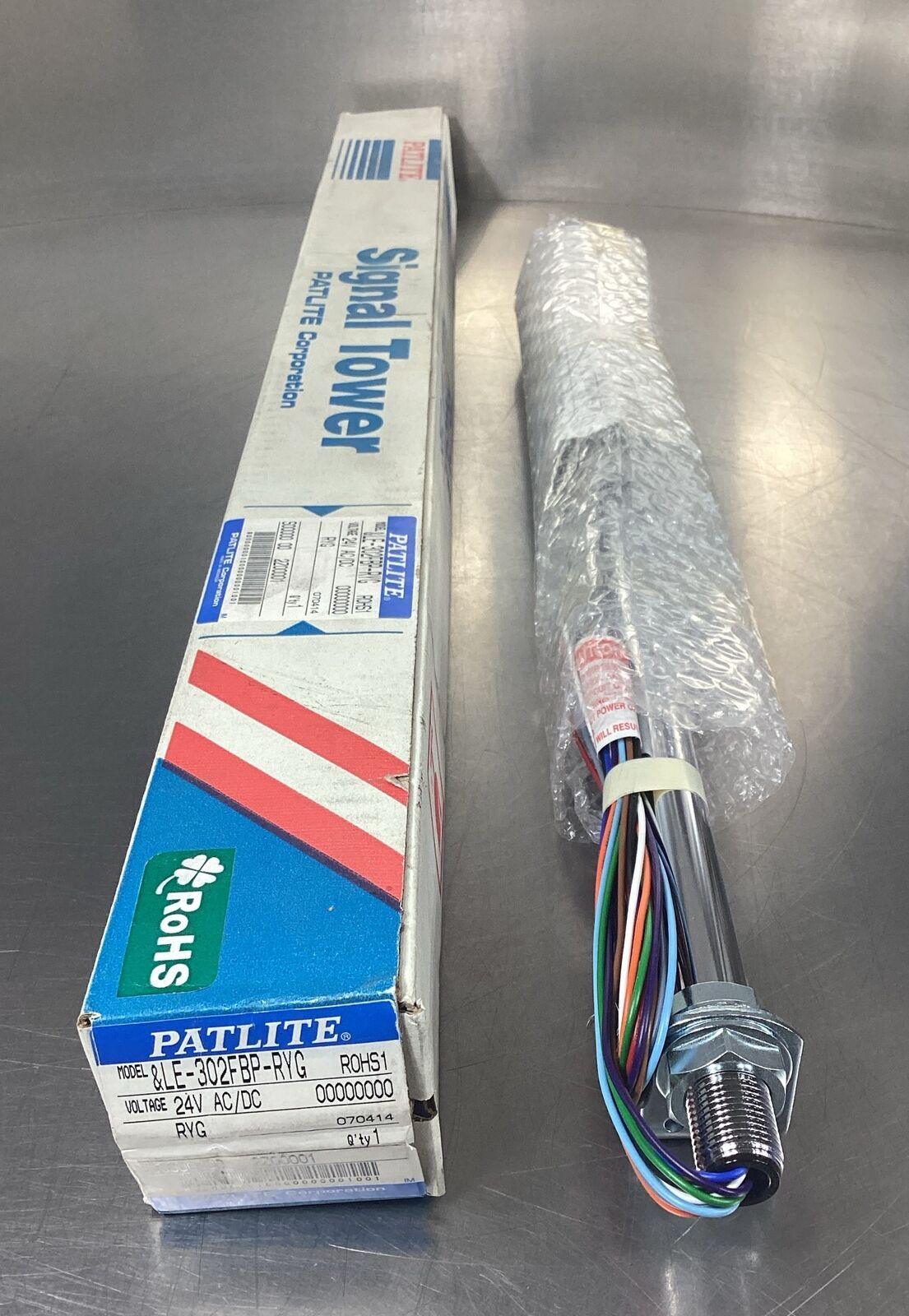 PATLITE LE-302FBP-RYG 3 Tier Tower Light AC/DC 24V 5B – Palmetto ...