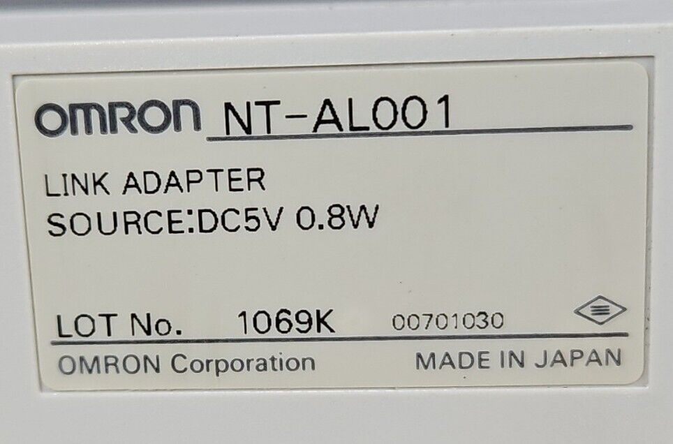 Omron NT-AL001 Link Adapter Module 3B-21 – Palmetto Automation Inc.
