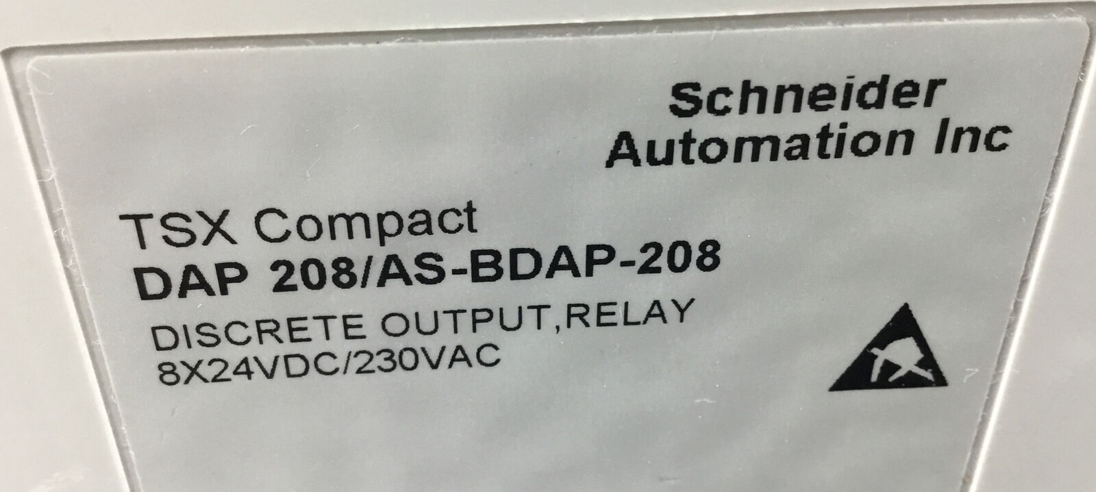 Schneider DAP208/AS-BDAP-208 TSX Compact Discrete Output Relay Module ...