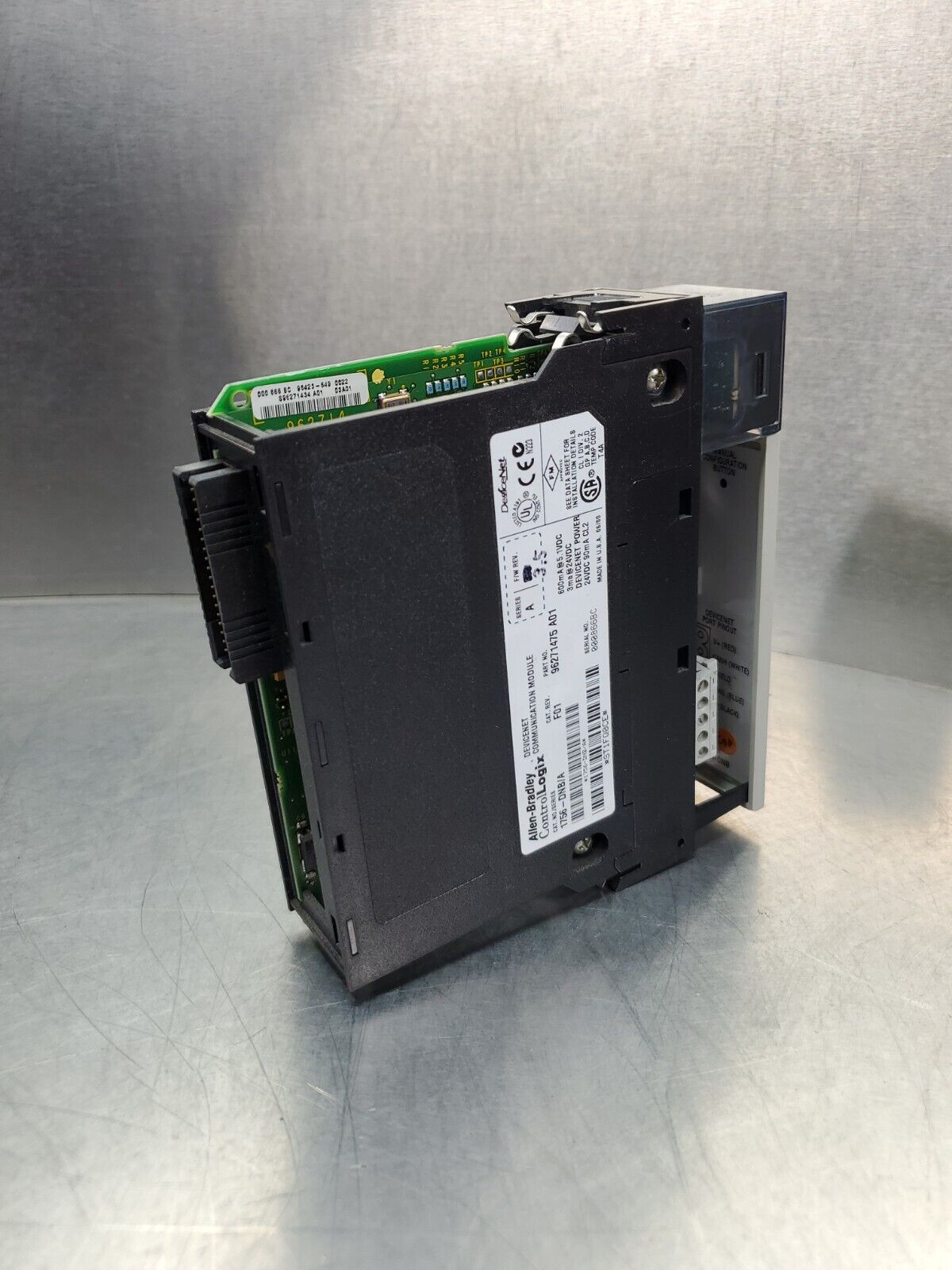 Allen Bradley 1756-DNB/A F01 ControlLogix DeviceNet Com. Module FW 3.5 ...