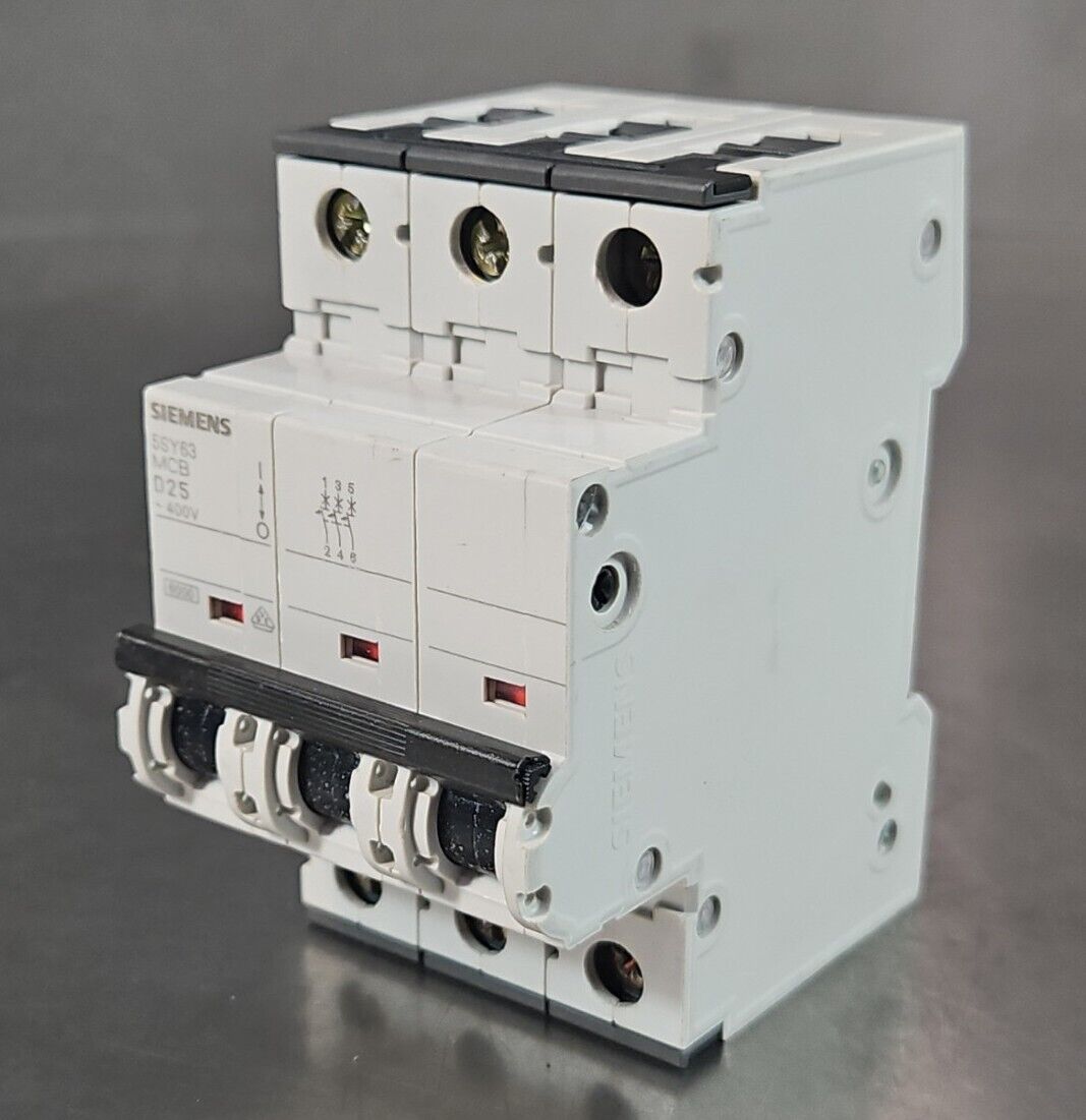 Siemens 5SY63 MCB D32 3-Pole Circuit Breaker. 4C-20 – Palmetto Automation Inc.