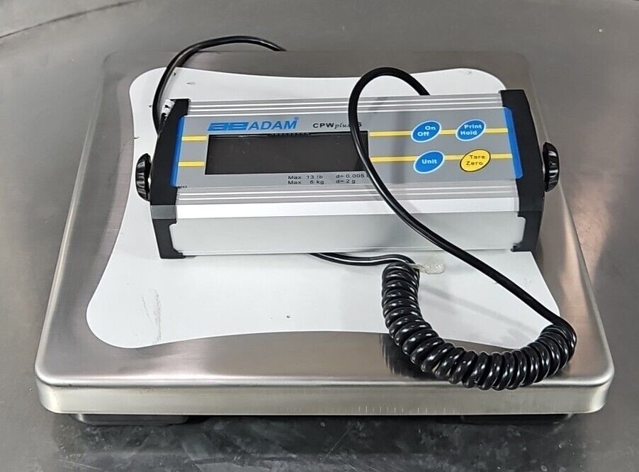 ADAM EQUIPMENT - CPW Plus-6 Scale - 13-Lb. Capacity Model. Loc2F ...