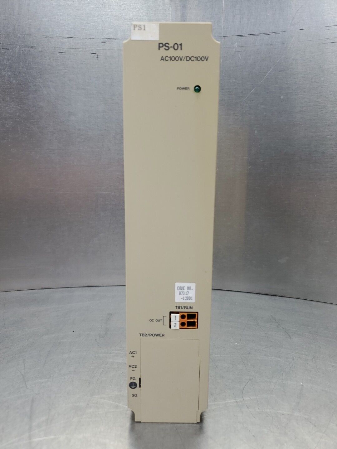 YASKAWA JACP-317120 (PS-01) AC100V/DC100V PLC POWER SUPPLY – Palmetto Automation Inc.