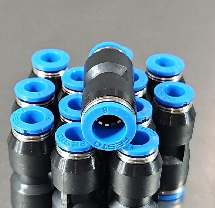 Festo Quick Connect 8x6 Straight Through Connectors - Lot of 13 Loc 6D ...