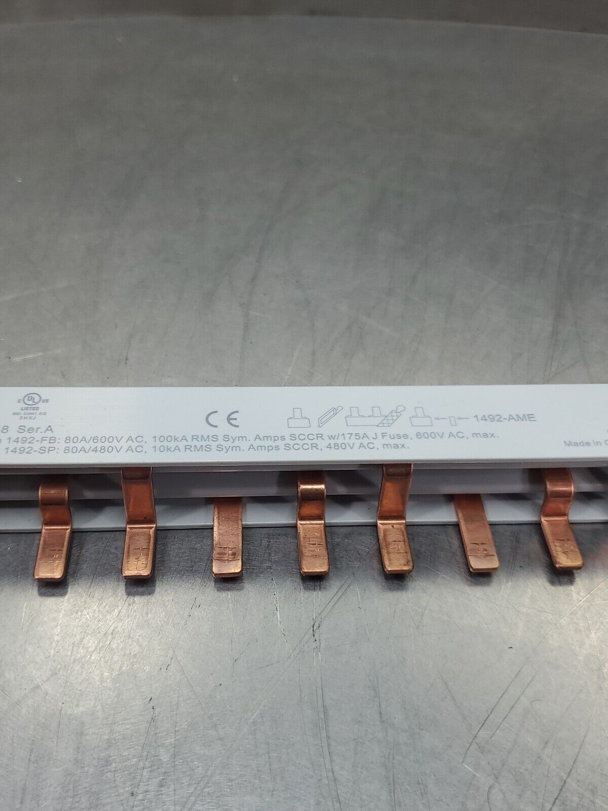 ALLEN BRADLEY 1492-A3B8 SER. A (6.5 IN; 9 PIN) BUS BAR. 4E-2 – Palmetto ...