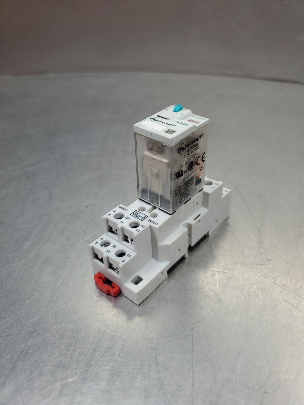 Magnecraft 782XDX2M4L 24VDC Relay w/70-782D8-1A Base. 4D-21 – Palmetto ...