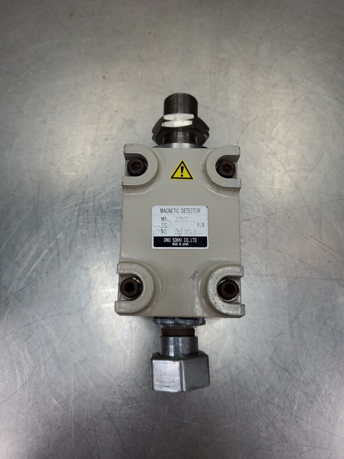 ONO SOKKI MP-209 Magnetic Detector Module. 6E-17 – Palmetto Automation Inc.