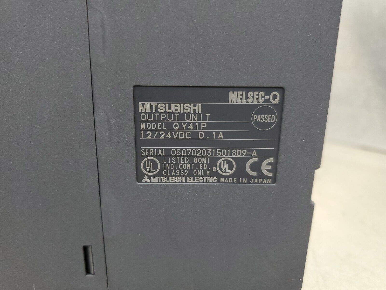 Mitsubishi QY41P 12/24VDC 0.1A Output Module. 3C-21 – Palmetto ...