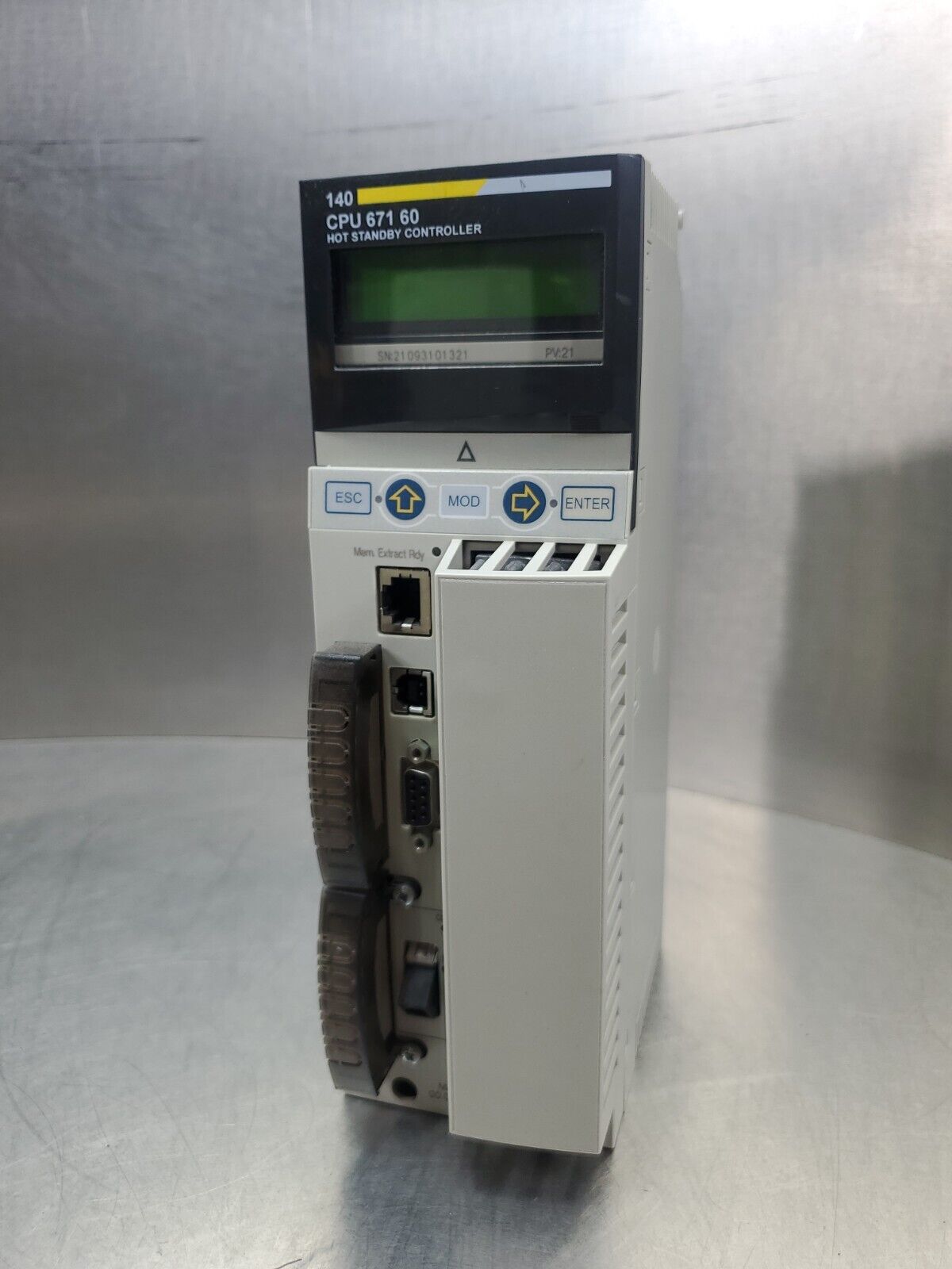 SCHNEIDER ELECTRIC 140CPU67160 QUANTUM HOT STANDBY CONTROLLER MODULE ...