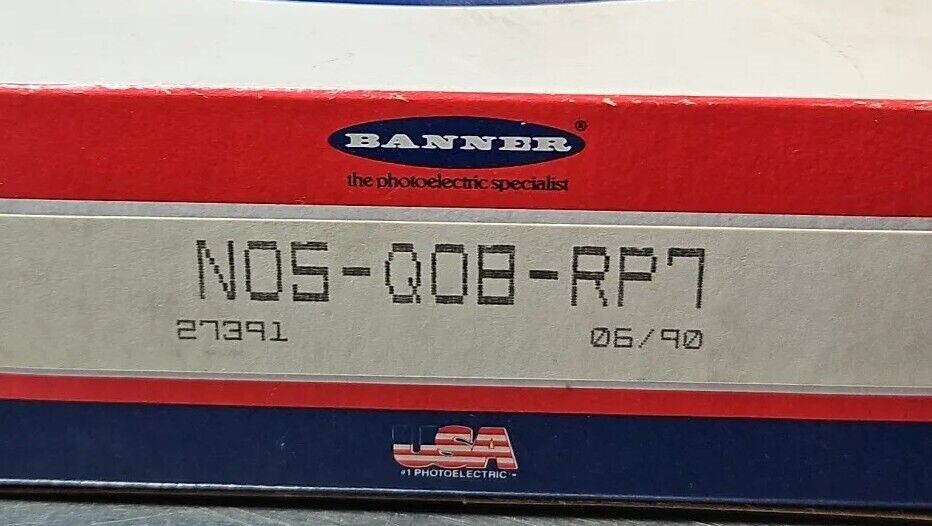Banner NO5-Q08-RP7 Diffuse Mode Sensor. Loc5D21 – Palmetto Automation Inc.