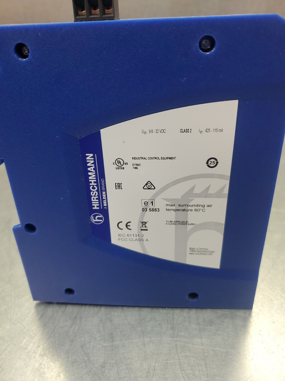 Hirschmann SPIDER ll 8TX Rail Switch Ethernet 24V. 3D-7 – Palmetto ...