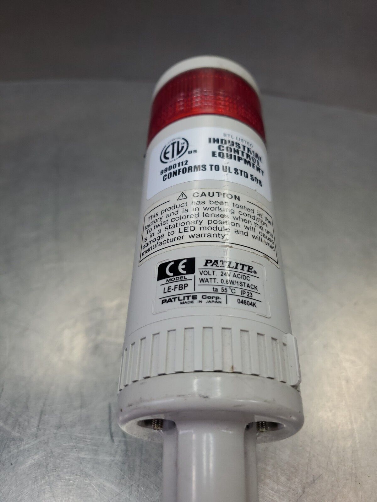 PATLITE LE-FBP 24V STACK LIGHT. 3A – Palmetto Automation Inc.