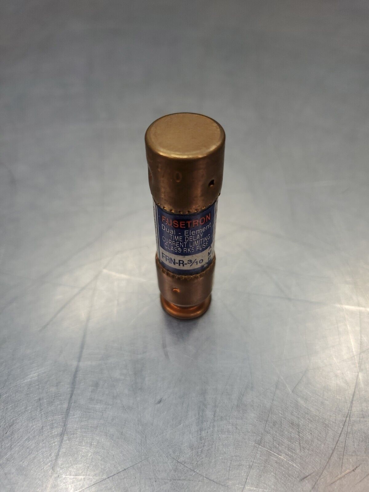 FUSETRON FRN-R-3/10 Dual-Element TIME DELAY FUSE, 250VAC 200,000A. 4D ...