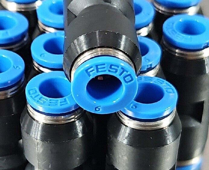 Festo Quick Connect 8x6 Straight Through Connectors - Lot of 13 Loc 6D ...