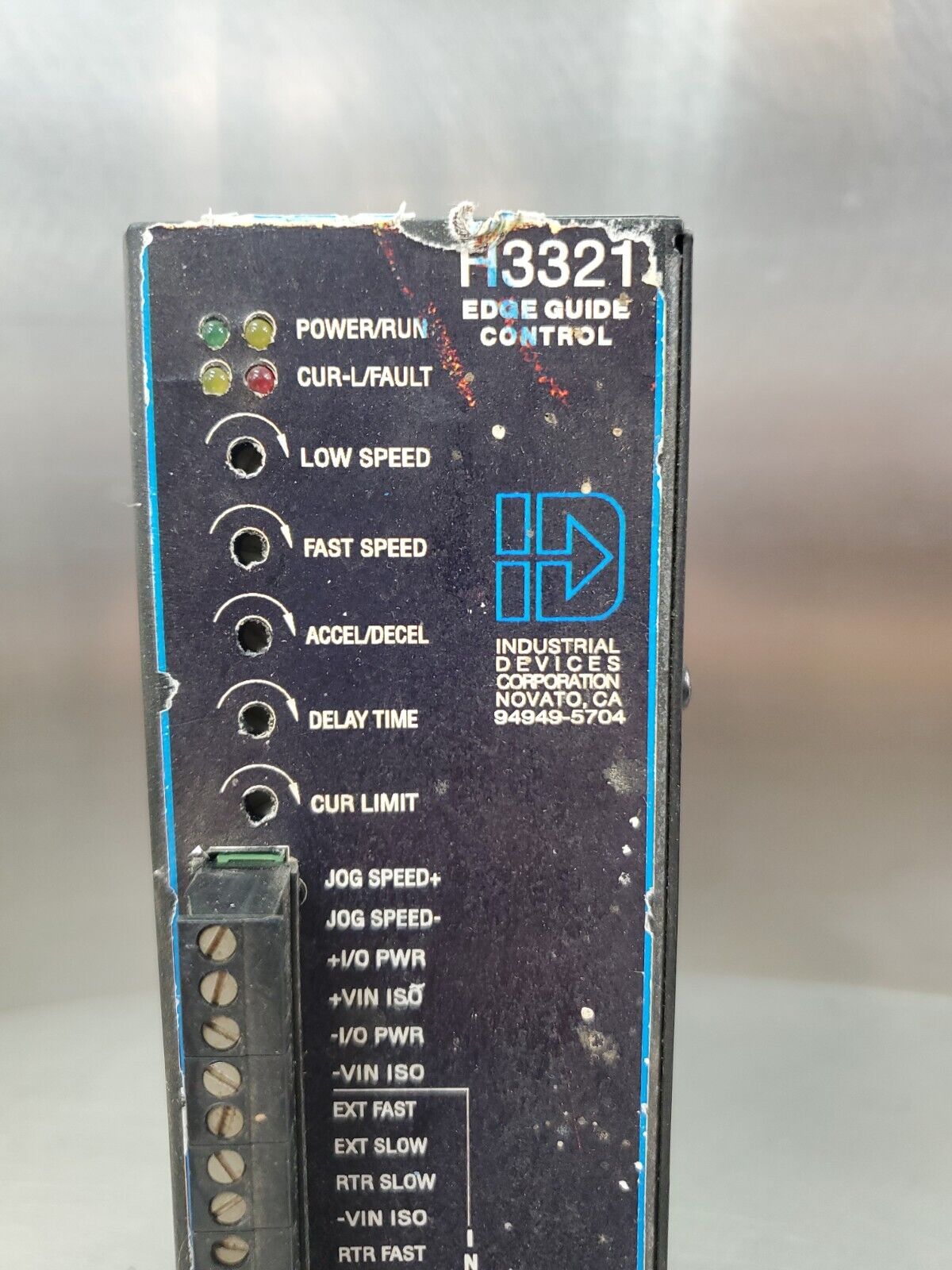 Industrial Devices Corp. H3321 Edge Guide Control Module. 1D – Palmetto Automation Inc.