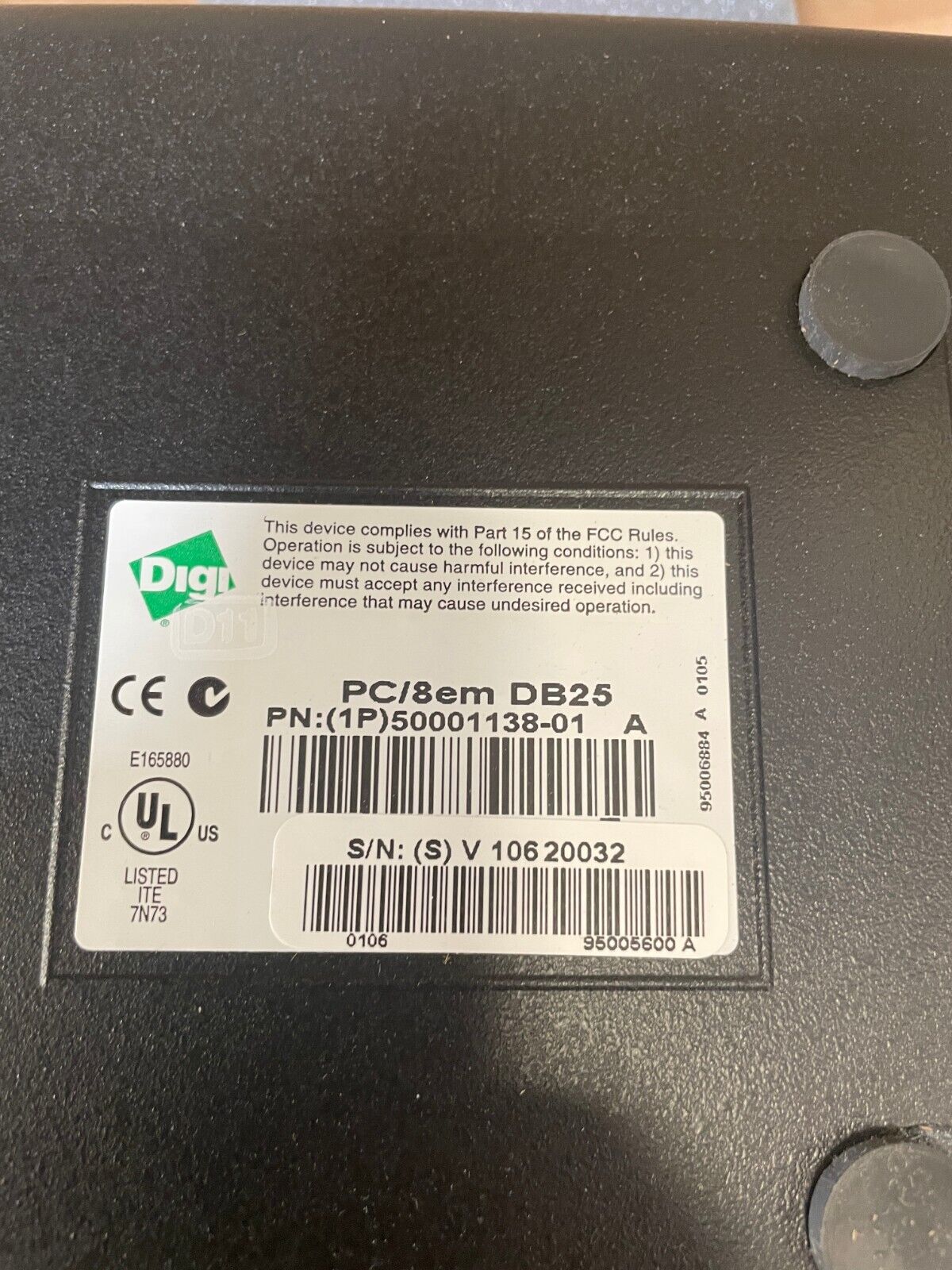 Digi 76000120 Ports/8em DB25 Black 8 Port Parallel Serial Adapter Hub ...