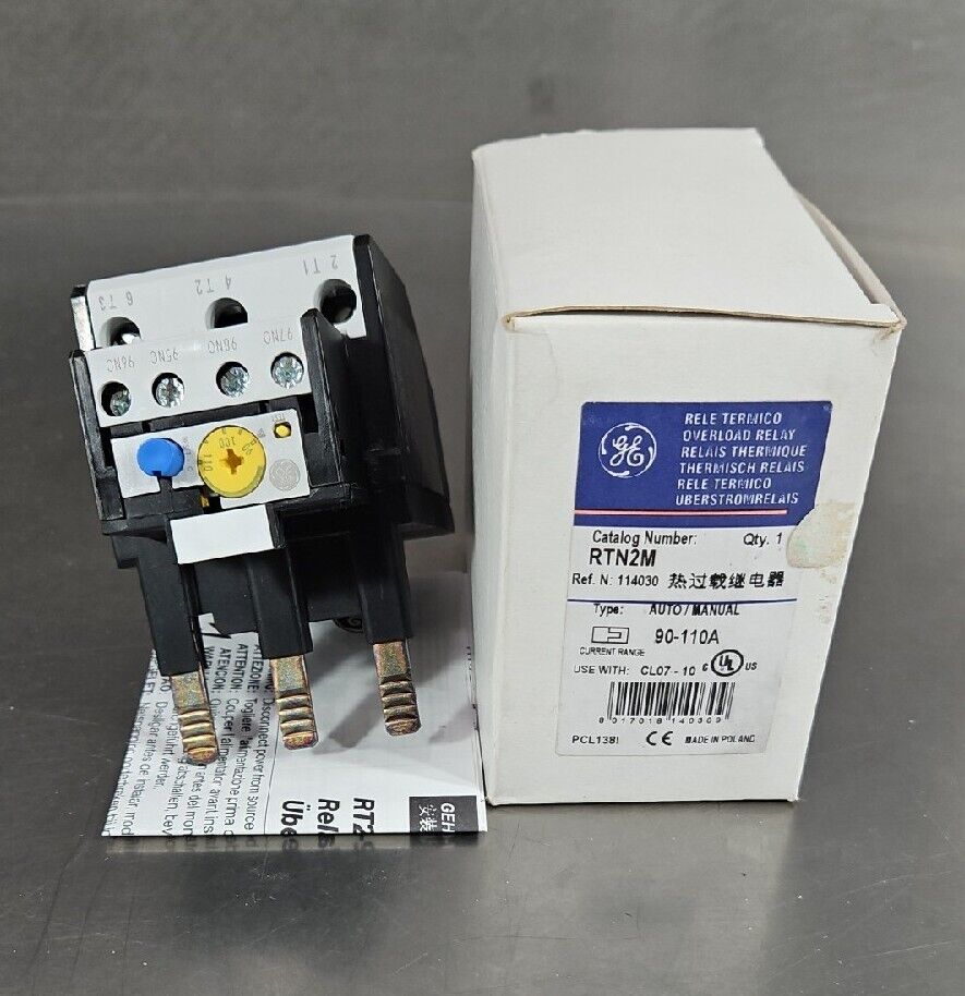GE RTN2M Overload Relay. Loc 4E-15 – Palmetto Automation Inc.
