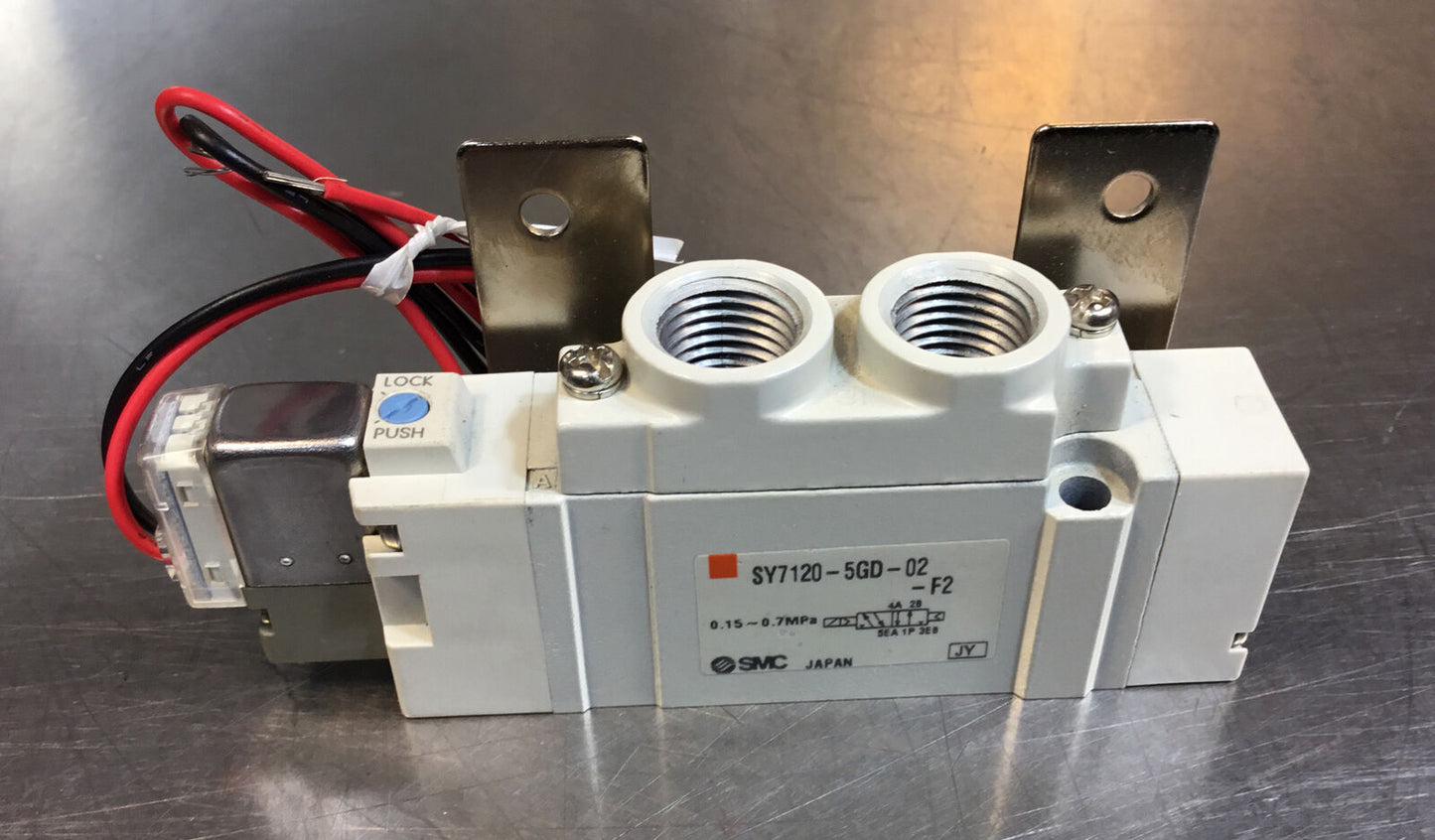 SMC SY7120-5GD-02-F2 Solenoid 0.15-0.7MPa Loc.6A – Palmetto Automation Inc.